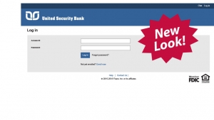New Look Log In - United Security Bank